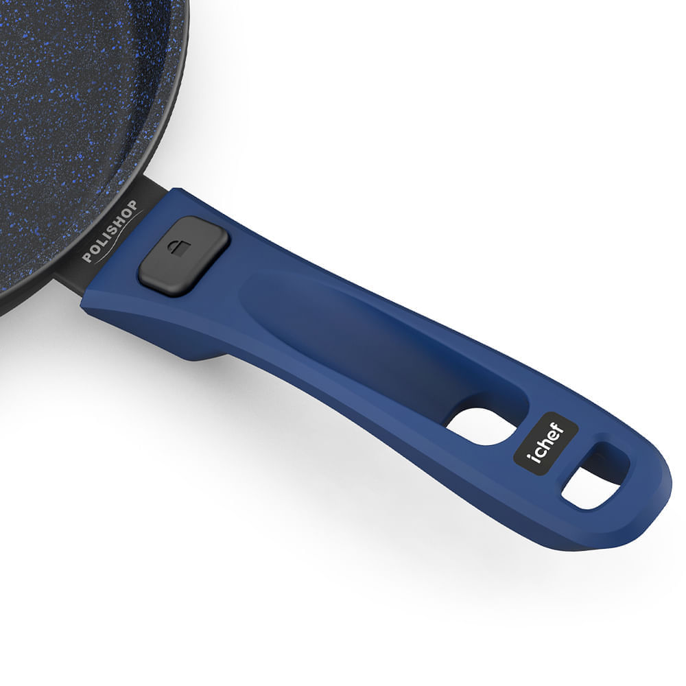 Panela Day by Day 28cm Ichef Ultra Polishop Shark Series - Azul
